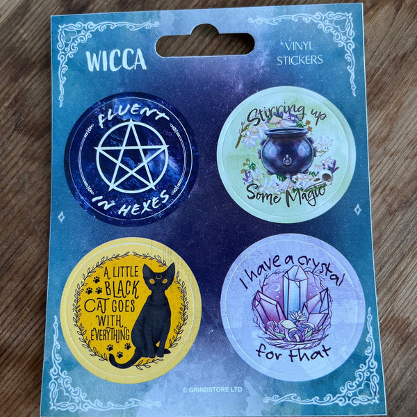 Wicca Vinyl Sticker Set – My Witchy Shop